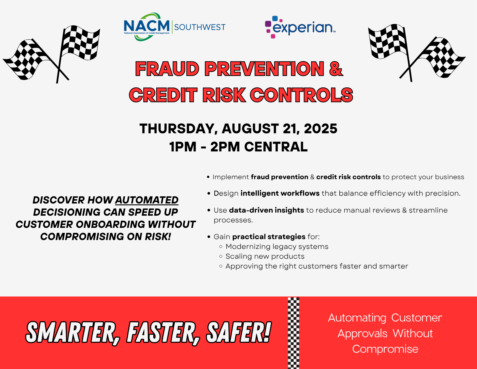 Experian Fraud Prevention & Credit Risk Controls – NACM Southwest